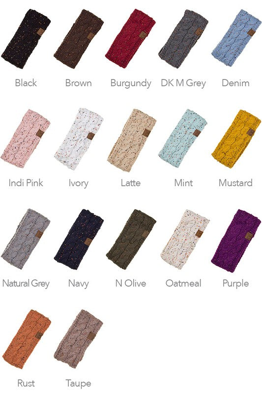 CC Cable Knit Headband